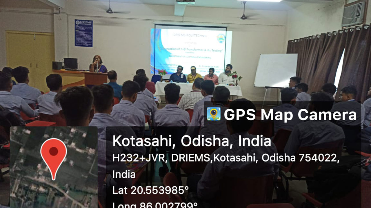 Electrical Engineering (120 Seats) – DRIEMS Polytechnic (Autonomous ...
